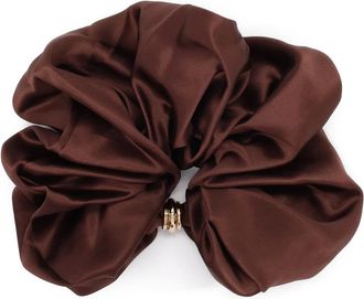 Kazar Femme, Accessoires, Brun, Taille: ONE Size Chouchou en satin avec ornement dor&eacute;