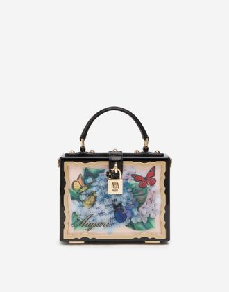 Dolce & Gabbana Postcard Dolce Box Bag In Lacquered Wood - Frau Handtaschen Mehrfarbig Onesize
