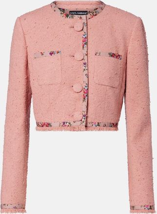 Dolce & Gabbana Cropped-Jacke aus Tweed