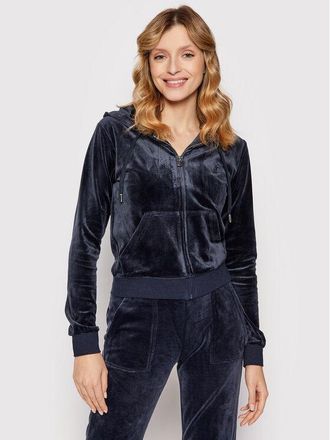 Juicy Couture Sweatshirt Robertson JCAP176 Dunkelblau Slim Fit