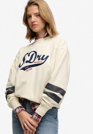 Superdry Sweatshirt VARSITY SCRIPT LOOSE CREW