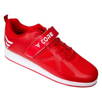 CORE Nordcore Gewichtheberschuhe für Herren und Damen - Powerlifting, Weightlifting, Bodybuilding, Squat, Kreuzheben - Rot 46 EU