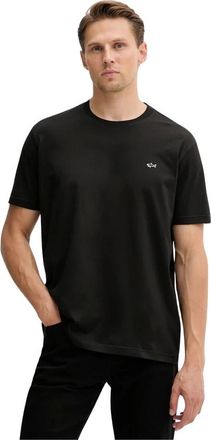 Paul & Shark T-shirt en jersey de coton - Homme - Tops - Noir - Taille: M
