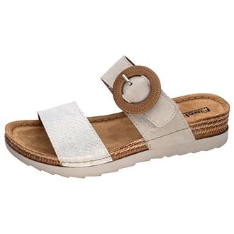 Fischer Markenschuh Fischer Femme Ina Semelle de Mocassin, argent&eacute;, 39 EU