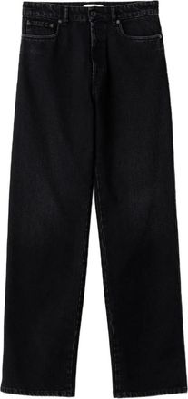 Miu Miu jean à coutures délavées - Noir
