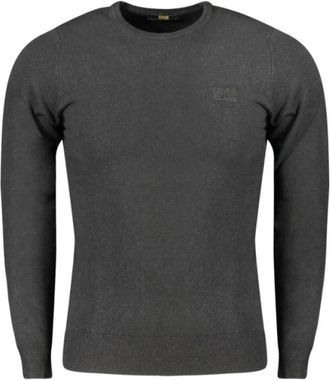 Cavalli Homme, Pulls, Noir, Taille: XL Fine Knit Crewneck