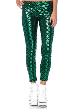 Leg Avenue Leg Avenue Damen Mermaid Leggings, grün, S