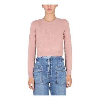Stella McCartney Corset Cut Woll-Strickpullover - - Knitwear - Damen - Beige - XS