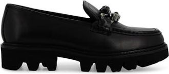 Melluso Mocassin en Cuir Noir pour Femme k36027z 38