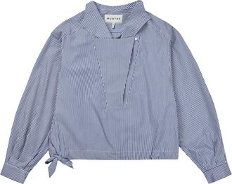 Munthe Femme, Blouses et Chemises, Bleu, Taille: 42 FR Blouses