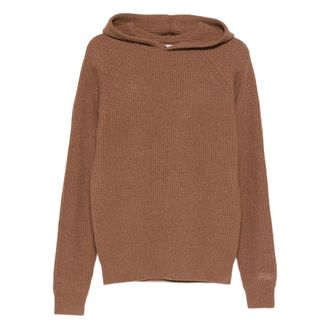 MC2 Saint Barth Homme, Pulls, Brun, Taille: S Malcolm Wool Sweat &agrave; capuche