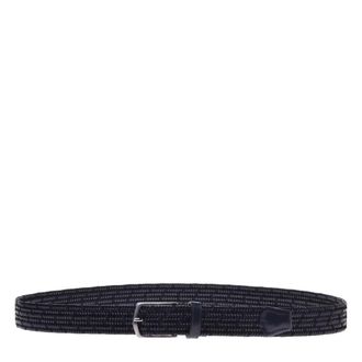 Baldinini Belt in blue woven leather - - Accessories - Herren - Blau - 90 CM