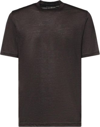Giuliano Galiano Homme, Tops, Brun, Taille: L T-Chemises
