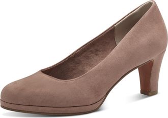 Marco Tozzi Damen Pumps mit Trichterabsatz Vegan, Rosa (Nude), 38 EU