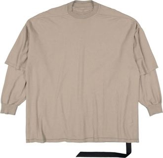 Rick Owens Homme, Sweatshirts et sweats &agrave; capuche, Beige, Taille: ONE Size Crewneck SweaT-shirt