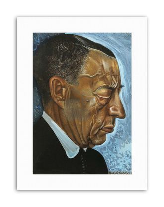Wee Blue Coo GRIGORYEV COMPOSER SERGEI RACHMANINOFF Poster Canvas art Prints