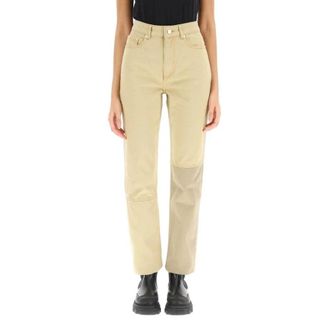 Ganni Cotton Swigy Jeans - - Jeans - Damen - Braun - W27