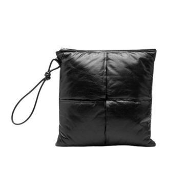 Bottega Veneta Pre-owned Vintage Leder Clutch - - Pre-owned - Damen - Schwarzk - ONE SIZE