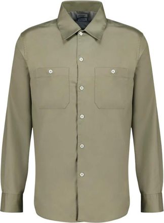 Brunello Cucinelli Herren, Shirts, Gr&uuml;n, SGr&ouml;&szlig;e