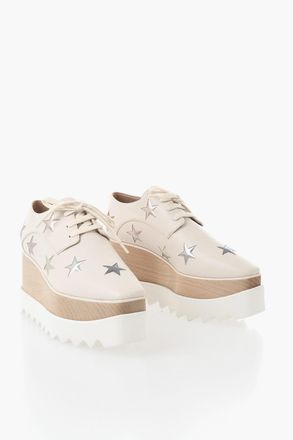 Stella McCartney Plateau-Sneaker ELYSE aus Eco-Leder mit 9 cm Holzabsatz Stella McCartney