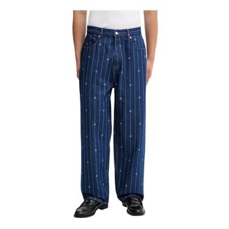 Dr&ocirc;le de Monsieur Le Jean Baggy Monogramme - - Jeans - Herren - Blau - M