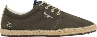 Pepe Jeans London Chaussures bluchers en Cuir Vert de louest Touristique