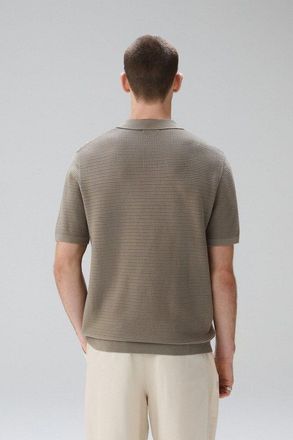 Next Polokragenpullover 2er-Pack strukturierte gestrickte Polohemden (2-tlg)