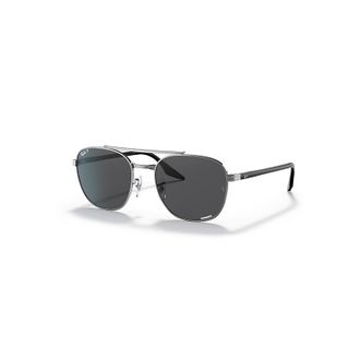 Ray-Ban Rb3688 Sonnenbrillen Schwarz Fassung Grau Glas Polarisiert 55-19