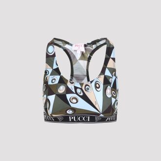 Pucci Polyamide Bra Top