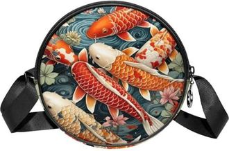Generic Circle Sac &agrave; bandouli&egrave;re pour femme, petit sac &agrave; bandouli&egrave;re avec fermeture &eacute;clair et bretelles r&eacute;glables style d&eacute;contract&eacute; pour femmes et filles