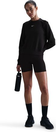 Nike Nike Damen One Df Crew Hbr Tt Tank Top, Black/Cool Grey/White, L