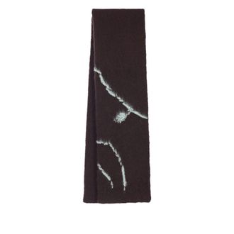 Dries Van Noten Brauner Bestickter Rechteckiger Schal - - Accessories - Herren - Braun - ONE SIZE