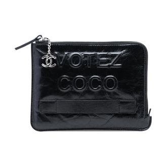 Chanel Pre-owned Zip Pouch - - Pre-owned - Damen - Schwarzk - ONE SIZE