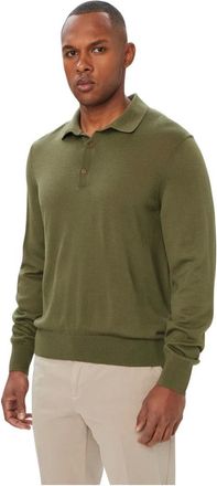 HUGO BOSS H-Lancione Polo - Homme - Pulls - Vert - Taille: XL