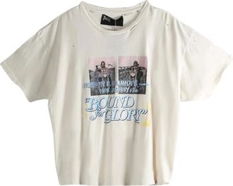 Paly Hollywood Homme, Tops, Blanc, Taille: M Graphic T-Shirt