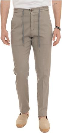 Marco Pescarolo Homme, Pantalons, Beige, Taille: 3XL Caracciolo Jogger Pantalons