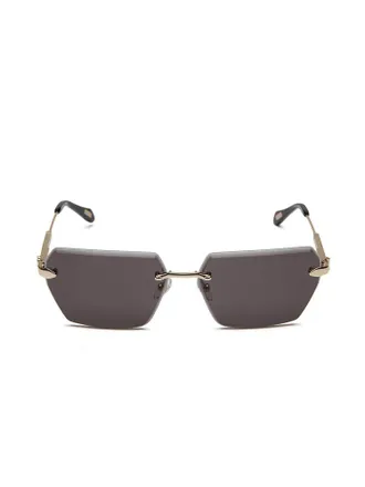 Just Cavalli SJC110 Frameless Metal Sunglasses - Rose gold