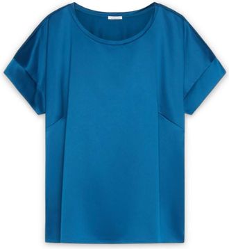 Fiorella Rubino Damen, Blusen & Hemden, Blau, XLGr&ouml;&szlig;e