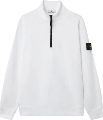 Stone Island Homme, Sweatshirts et sweats &agrave; capuche, Gris, Taille: 2XL SweaT-shirt zipp&eacute;