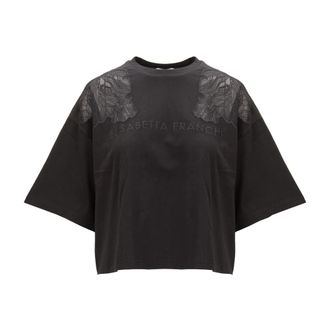 Elisabetta Franchi T-Shirts - - Tops - Damen - Schwarzk - XS