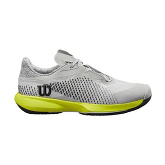 Wilson Wilson Kaos Swift 1.5 Clay, Tennis Shoe Uomo, Pearl Blue/Black/Safety Yellow, 43 1/3 EU