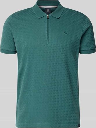 Lerros Regular Fit Poloshirt mit kurzem Rei&szlig;verschluss