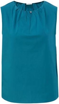 s.Oliver Black Label Haut Chemisier, Bleu pétrole 6768, 48 Femme