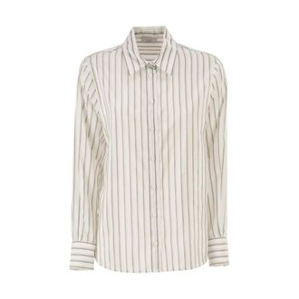 PESERICO Femme, Blouses et Chemises, Blanc, Taille: 44 FR Chemises