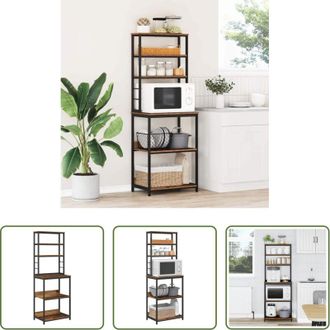 vidaXL vidaXL Holzwerkstoff - K&uuml;chenregal Altholz 60 x 40 x 168 cm Holzwerkstoff