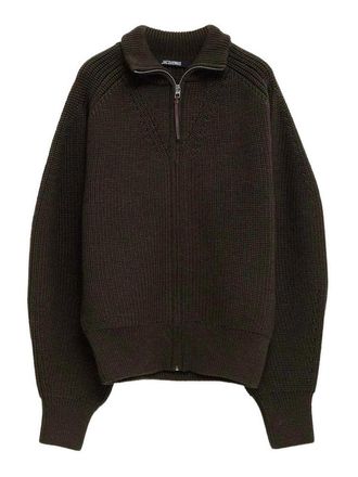 Jacquemus Rundhalspullover - Grün