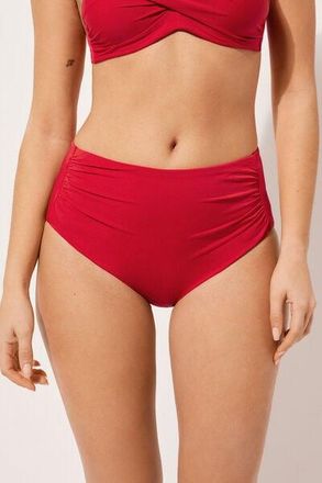 Calzedonia Formender High-waist-badeslip Indonesia Rot