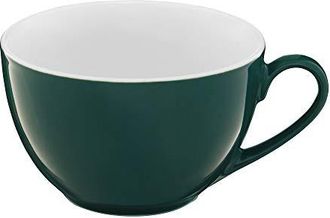 Ambition Tasse Aura Green 220 ml Kaffeetasse Trinktasse Teebecher Kaffeebecher Tasse mit Henkel Porzellan modern elegant