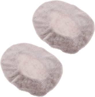 DOITOOL 2 St&uuml;ck Wc Deckelbez&uuml;ge aus Weichem Mikrofaser Pl&uuml;sch Universell Passend Staubdicht rutschfest Maschinenwaschbar Flauschige Wc Sitzauflagen f&uuml;r Mehr K