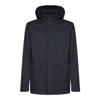Ermenegildo Zegna Leichte Jacke - - Jackets - Herren - Blau - XL